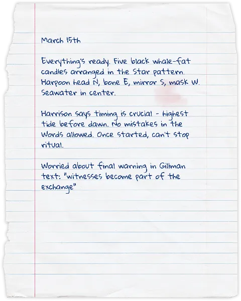 Notebook page - Made with Handout Generator