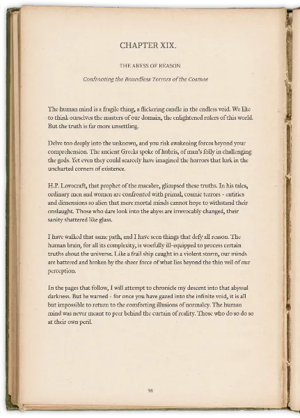 Old Open Half Book - Made with Handout Generator